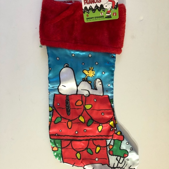 Peanuts | Holiday | Snoopy Holiday Stocking Nwt | Poshmark